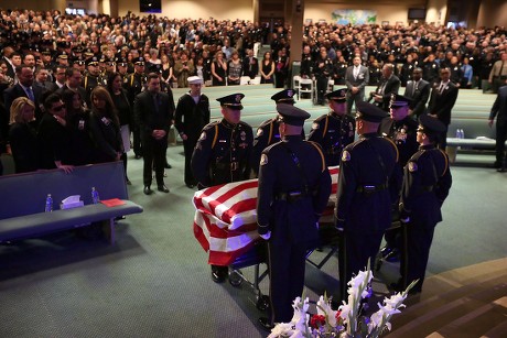 Police Officers Carry Coffin During Funeral Editorial Stock Photo ...