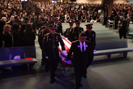 Police Officers Carry Coffin During Funeral Editorial Stock Photo ...
