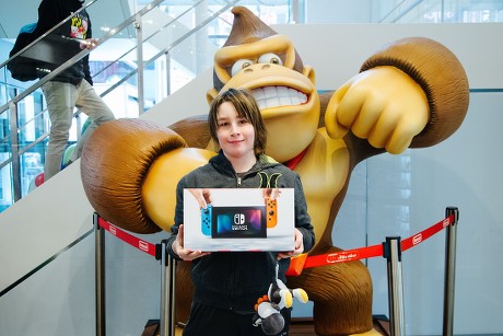 Boy Poses His New Nintendo Switch Editorial Stock Photo - Stock Image ...