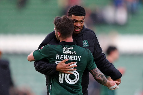 Jake Jervis Plymouth Argyle Celebrates Matthew Editorial Stock Photo ...