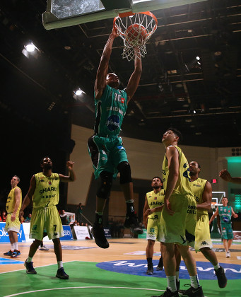 Anton Grady Plymouth Raiders Dunks During Editorial Stock Photo - Stock ...