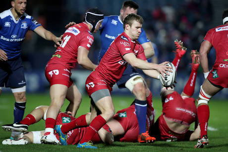 Leinster Vs Scarlets Jonathan Evans Scarlets Editorial Stock Photo ...