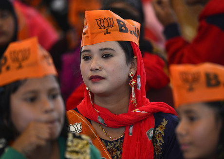 Manipuri Muslim Women Listen Bharatiya Janata Editorial Stock Photo ...
