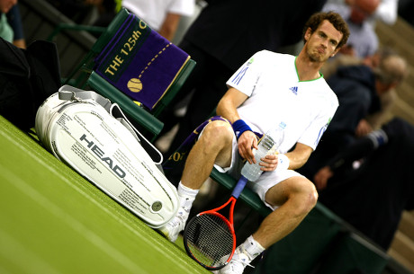 Andy Murrays Racquet Bag Covered Messages Editorial Stock Photo - Stock ...