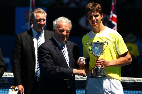 Jiri Vasely Receives Itf Trophy Francesco Editorial Stock Photo - Stock ...