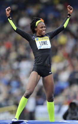 Chaunte Lowe Usa Celebrates Her Best Editorial Stock Photo - Stock ...