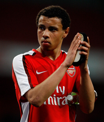Jay Emmanuelthomas Arsenal Kieran Tripper Manchester Editorial Stock ...
