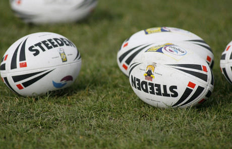 Bradford Bulls Branded Steeden Rugby Balls Editorial Stock Photo ...
