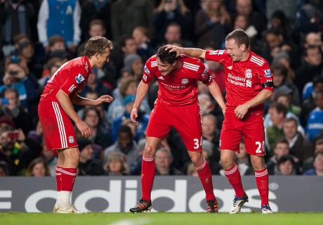 Martin Kelly Liverpool Celebrates Scoring 2nd Editorial Stock Photo ...
