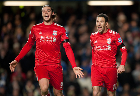 Maxi Rodriguez Liverpool Celebrates Opening Goal Editorial Stock Photo ...