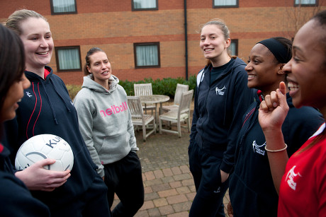 England Netball Team Chatting Editorial Stock Photo - Stock Image ...