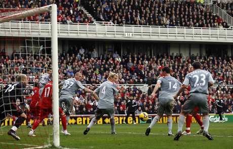 Middlesbrough V Liverpool - 28 Feb 2009 Stock Pictures, Editorial ...