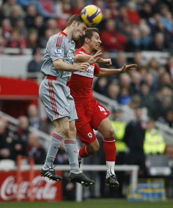 Middlesbrough V Liverpool - 28 Feb 2009 Stock Pictures, Editorial ...