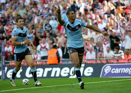 Winning Try Scorer Leon Pryce St Editorial Stock Photo - Stock Image ...