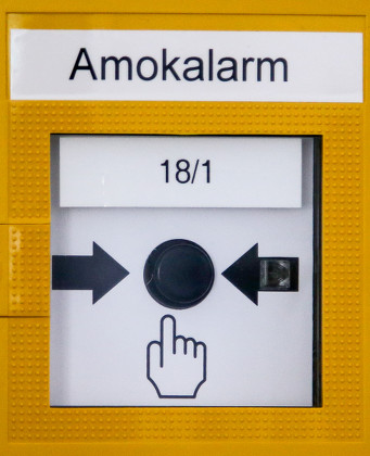 Amok Emergency Call System Amokalarm Button Editorial Stock Photo ...