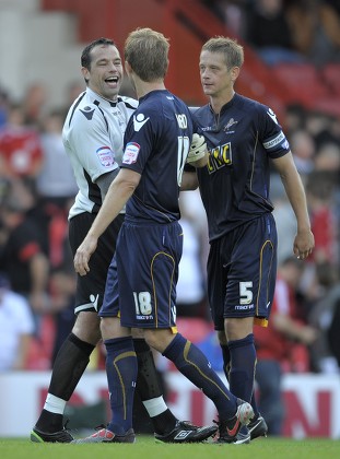 Millwall Goalkeeper David Forde Celebrates His Editorial Stock Photo ...