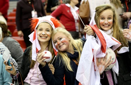 England Netball Fans United Kingdom Birmingham Editorial Stock Photo ...