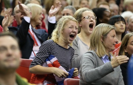 Emotional England Netball Fan Celebrates United Editorial Stock Photo ...