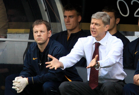 Angry Arsenal Manager Arsene Wenger United Editorial Stock Photo ...