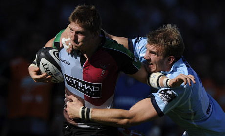 David Strettle Harlequins Tackled By Tom Editorial Stock Photo - Stock ...