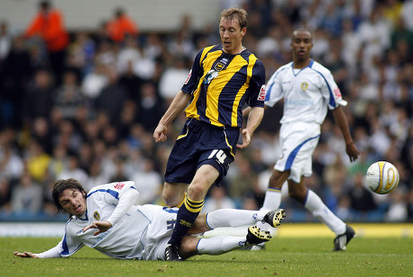 Jonathan Douglas Leeds United Tackles David Editorial Stock Photo ...