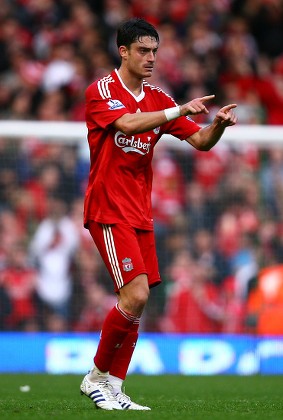 Albert Riera Liverpool Celebrates Scoring His Editorial Stock Photo ...