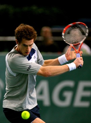 Andy Murray Action During His Match Editorial Stock Photo - Stock Image ...
