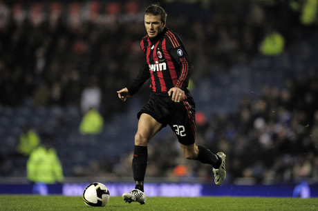 David Beckham Ac Milan Finds Space Editorial Stock Photo - Stock Image ...