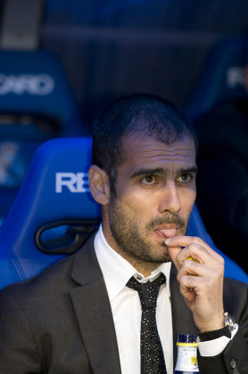 Pep Guardiola Manager Barcelona Spain Madrid Editorial Stock Photo ...