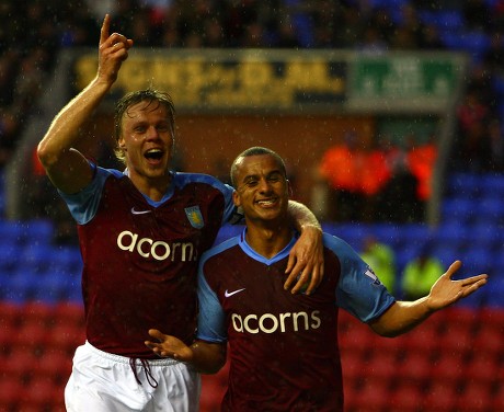 Wigan Athletic V Aston Villa - 26 Oct 2008 Stock Pictures, Editorial ...