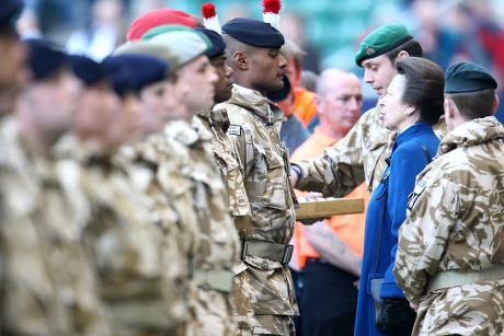 Hrh Princess Anne Awards Medals Serving Editorial Stock Photo - Stock ...