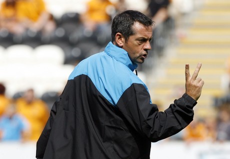 Hull City Manager Phil Brown Gestures Editorial Stock Photo - Stock ...