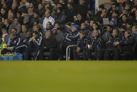 Chelsea Tottenham Hotspur Team Managerial Benches Editorial Stock Photo ...