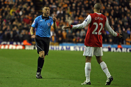 Referee Mark Halsey Has Words Gael Editorial Stock Photo - Stock Image ...