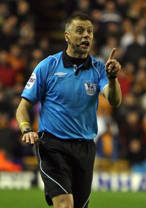 Referee Mark Halsey United Kingdom Wolverhampton Editorial Stock Photo ...
