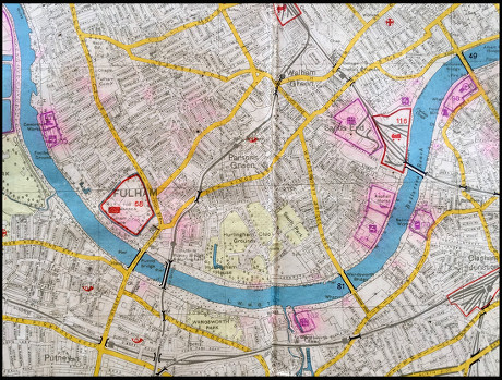 Wwii London Map Showing German Bombing Editorial Stock Photo - Stock ...