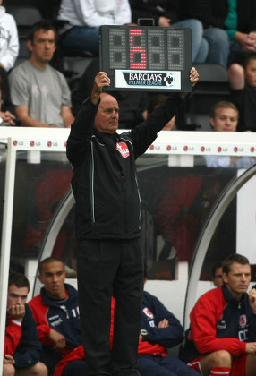 Fourth Official Taken Crowd After Injury Editorial Stock Photo - Stock ...