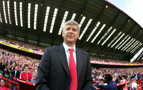 Arsenal Manager Arsene Wenger Celebrates Ten Editorial Stock Photo ...