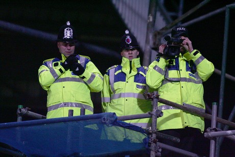 Police Survey Crowd Video Equipment Editorial Stock Photo - Stock Image ...