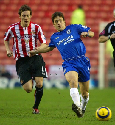 Joe Cole Chelsea Plays Away Dean Editorial Stock Photo - Stock Image ...