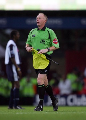 Referee Phillip Walton Replaces Linesmans Flag Editorial Stock Photo ...