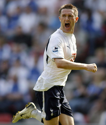 Robbie Keane Tottenham Hotspur Celebrates After Editorial Stock Photo ...