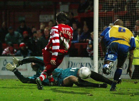 Mansfield Town Goalkeeper Carl Muggleton Saves Editorial Stock Photo ...