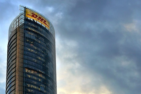 Post Tower Headquarter Logistics Group Deutsche Editorial Stock Photo ...