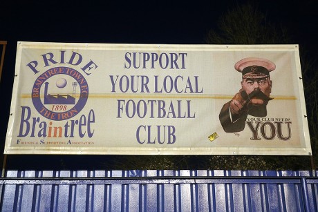 Support Your Local Football Club Banner Editorial Stock Photo - Stock ...