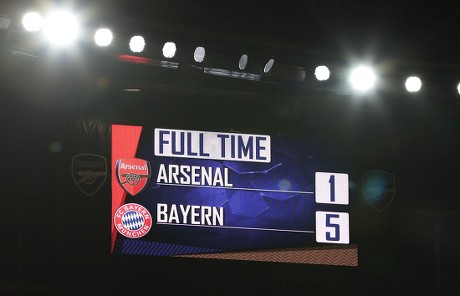 Scoreboard After 51 Defeat Uefa Champions Editorial Stock Photo - Stock ...