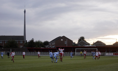 Emley Moor Mast Overlooking Sloping Pitch Editorial Stock Photo - Stock ...
