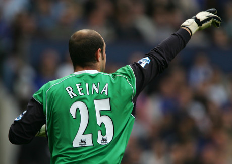 Liverpool Goalkeeper Jose Reina Editorial Stock Photo - Stock Image ...