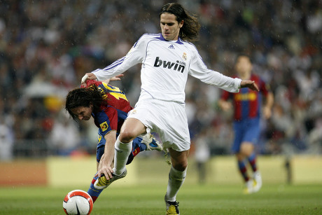 Lionel Messi Barcelona Battles Fernando Gago Editorial Stock Photo ...