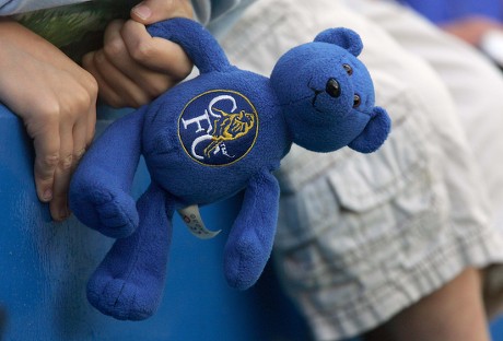 Child Holds Chelsea Teddy Bear Editorial Stock Photo - Stock Image ...